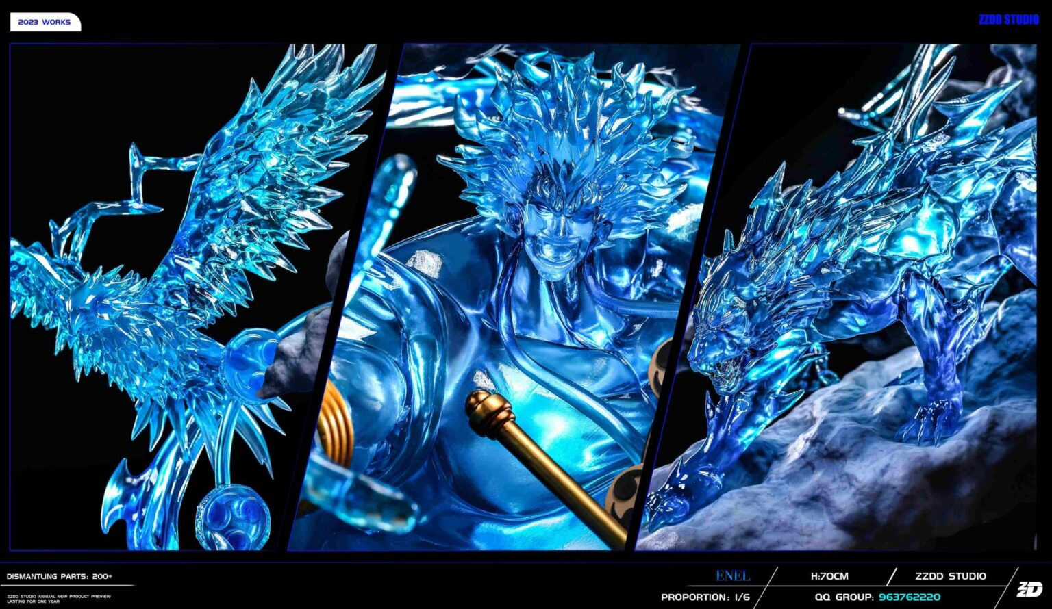 One Piece - Enel | 1:4 Resin Statue | von ZZDD Studio | HandsomeCake ...