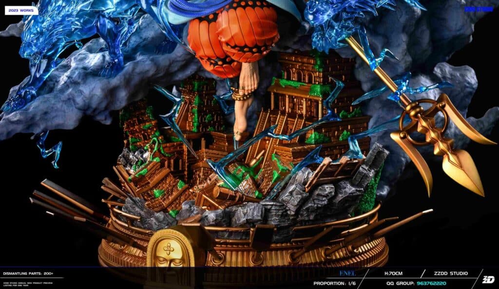 One Piece - Enel | 1:4 Resin Statue | von ZZDD Studio | HandsomeCake ...