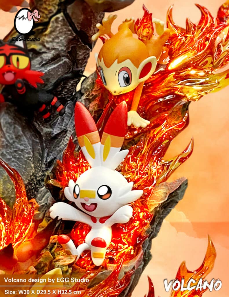 Pokémon - Volcano | 1:6 Resin Statue | von EGG Studio | HandsomeCake ...