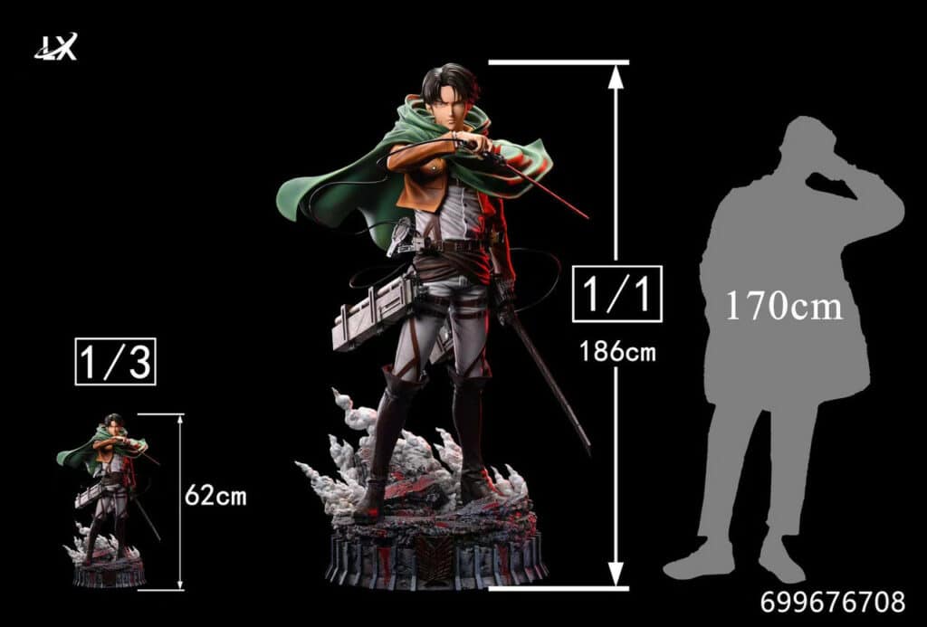 Attack on Titan - Levi Ackerman | 1:1 Resin Statue | von LX Studio ...