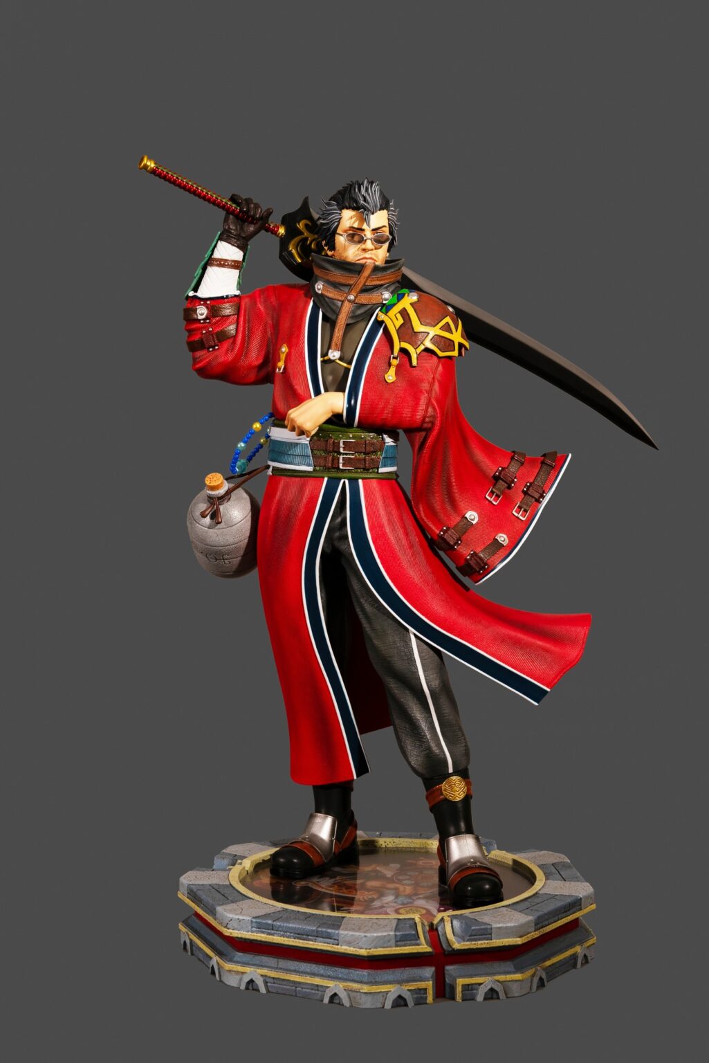 Final Fantasy - Auron | 1:4 Resin Statue | von Solar Studio ...