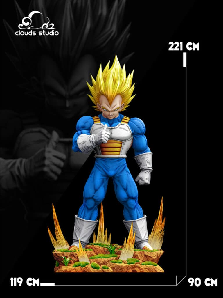 Dragon Ball - Majin Vegeta | 1:1 Resin Statue/Bust | von Clouds Studio ...