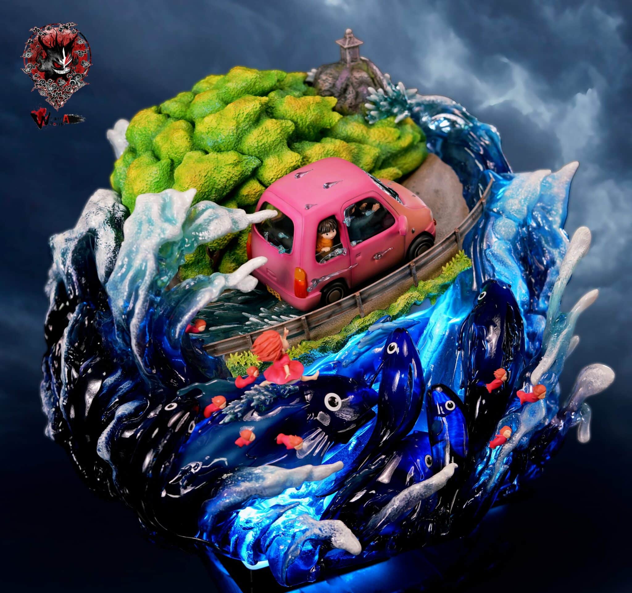 Studio Ghibli - Ponyo & Sosuke | Resin Statue | von Weare A Design ...