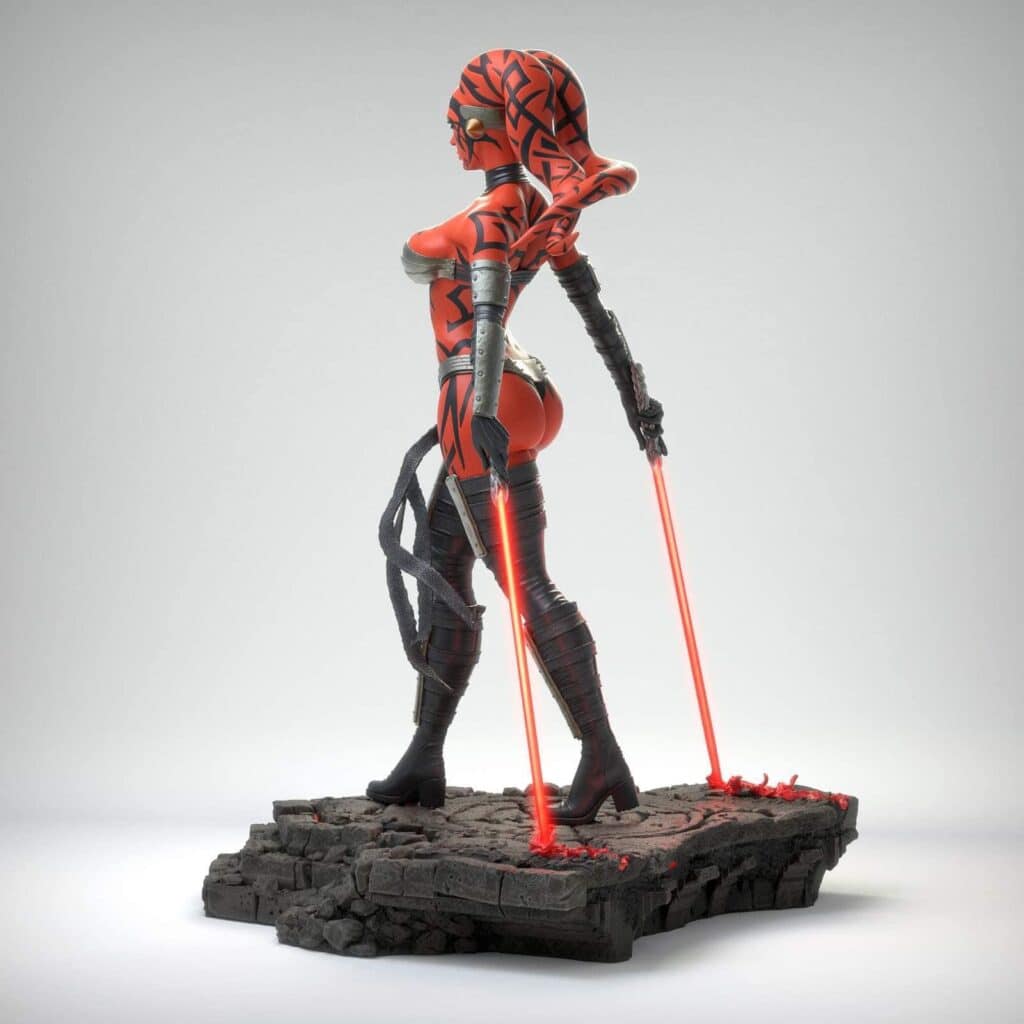 Star Wars - Darth Talon | 1:4 Resin Statue | von xionart | HandsomeCake ...