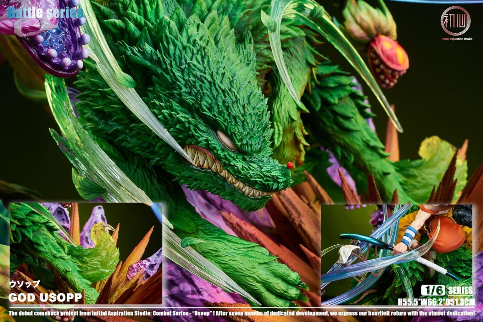 One Piece - God Usopp | 1:6 Resin Statue | von Initial aspiration ...