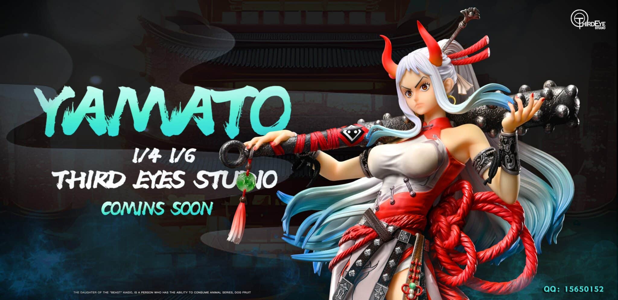 One Piece - Yamato | 1:4 Resin Statue | von Third Eye Studio ...