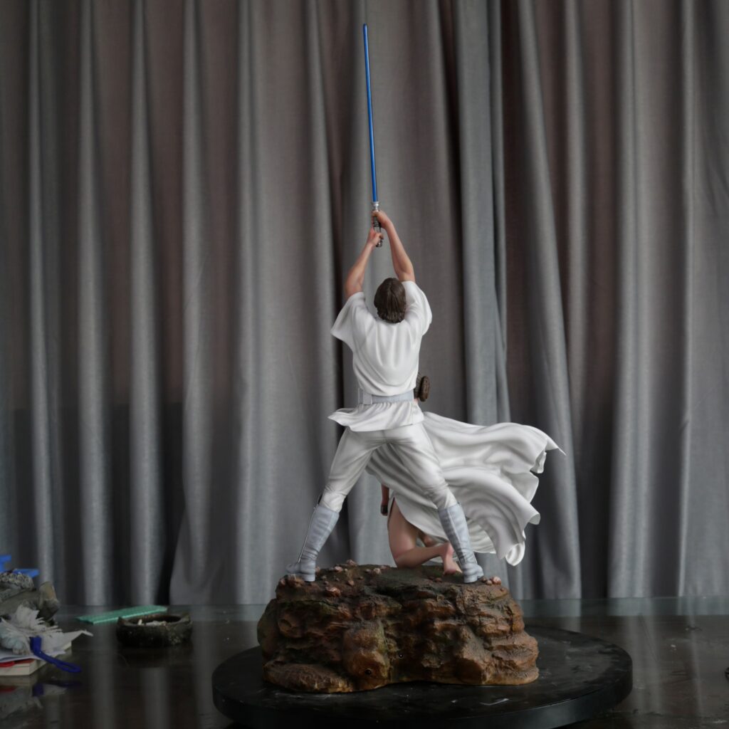 Star Wars - Luke & Leia | 1:4 Resin Statue | von MFA Collectibles ...