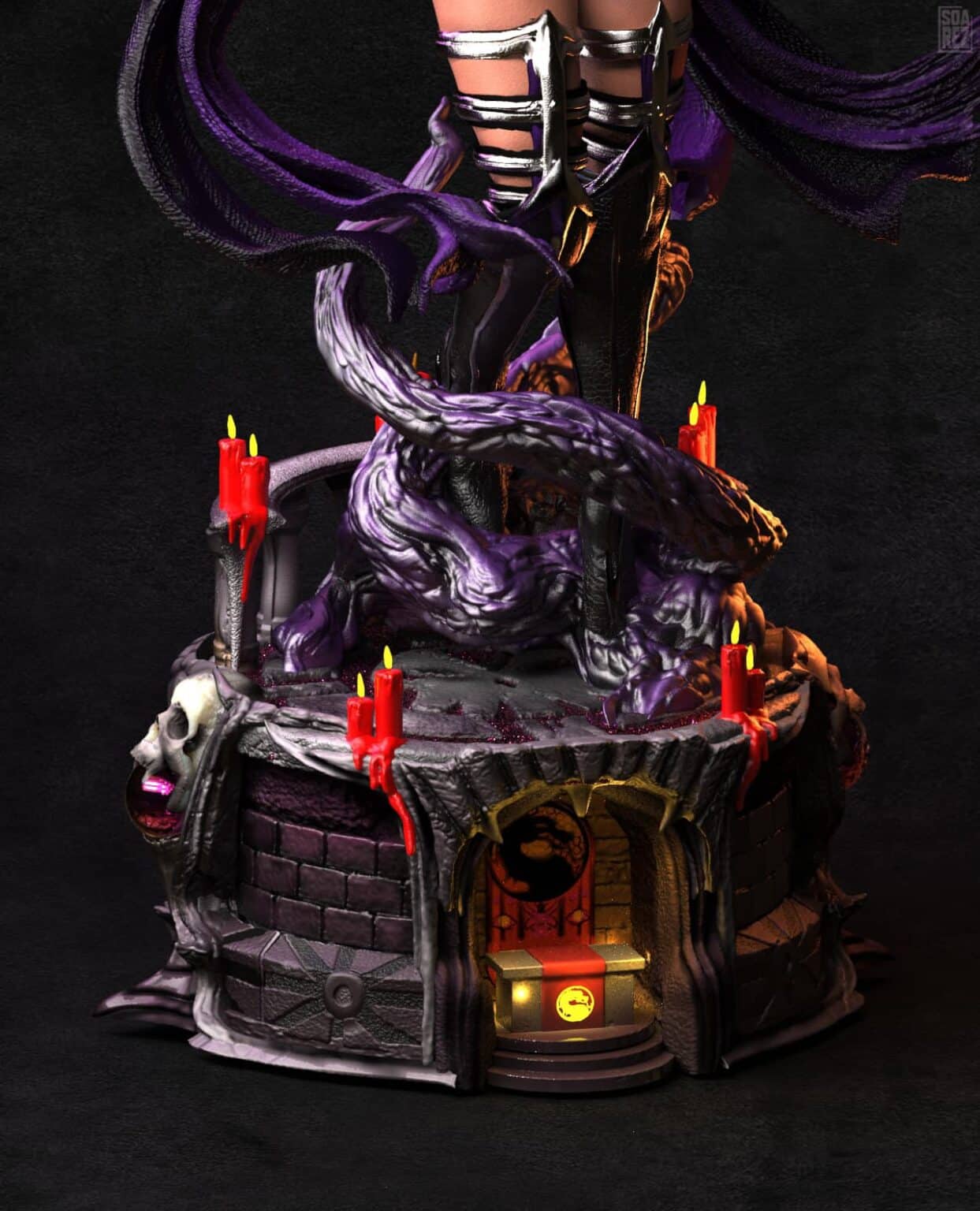 Mortal Kombat - Sindel | 1:4 Resin Statue | von Nice X Collectibles ...