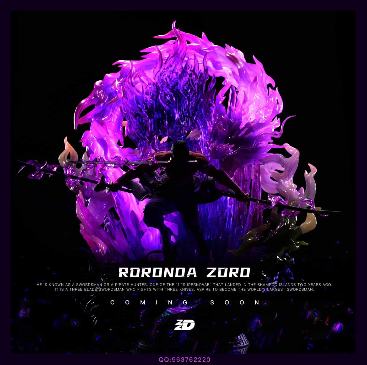 One Piece - Roronoa Zoro | 1:6 Resin Statue | von ZZDD Studio ...