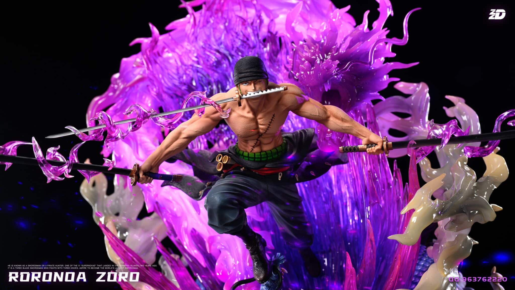 One Piece - Roronoa Zoro | 1:6 Resin Statue | von ZZDD Studio ...