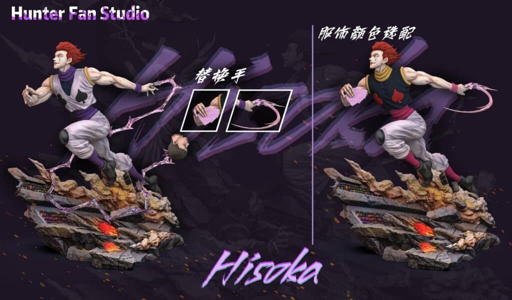 Hunter x Hunter - Chrollo vs. Hisoka | 1:6 Resin Statue | von Hunter ...