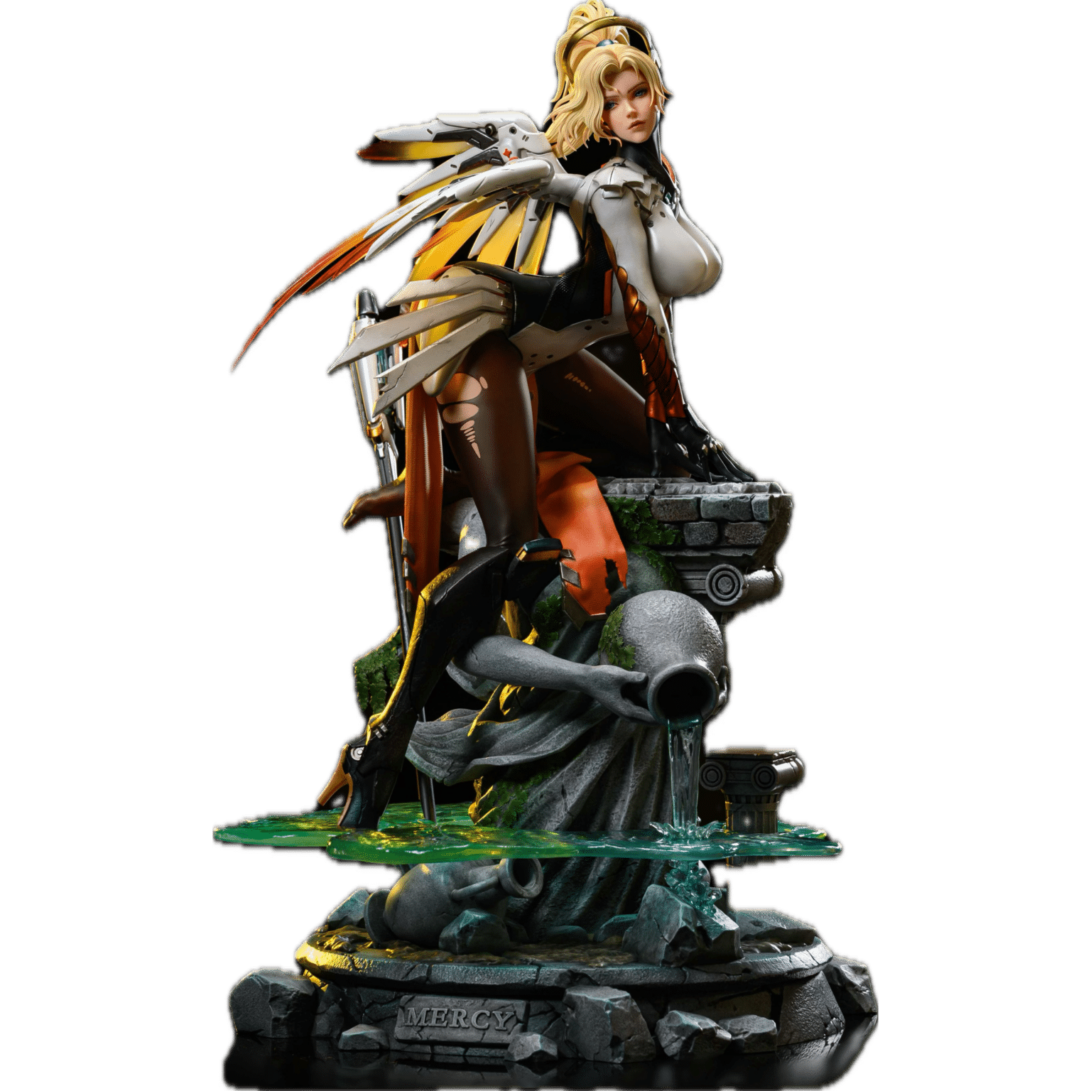 Overwatch - Mercy | 1:4 Resin Statue | von Hummingbird Studio ...