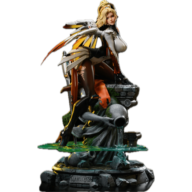 Overwatch - Mercy | 1:4 Resin Statue | von Hummingbird Studio ...