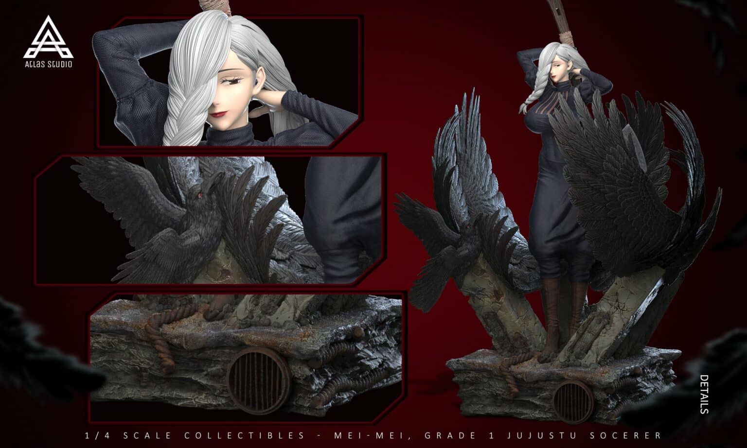 Jujutsu Kaisen - Mei Mei | 1:4 Resin Statue | von Atlas Studio ...