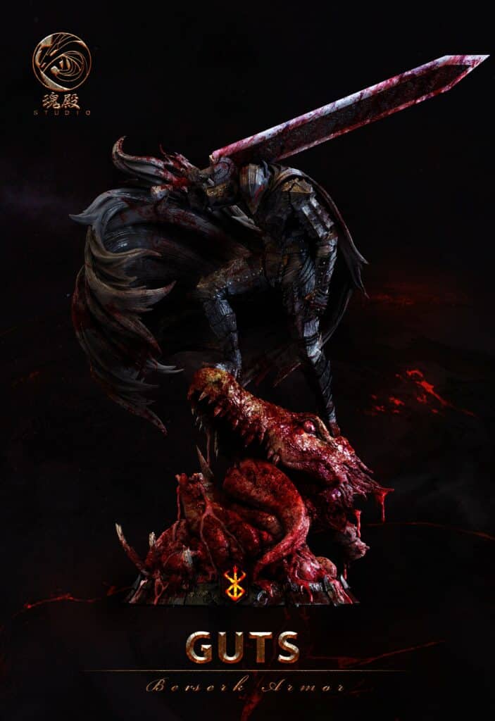 Berserk - Guts | 1:4 Resin Statue | von HunDian Studio | HandsomeCake ...