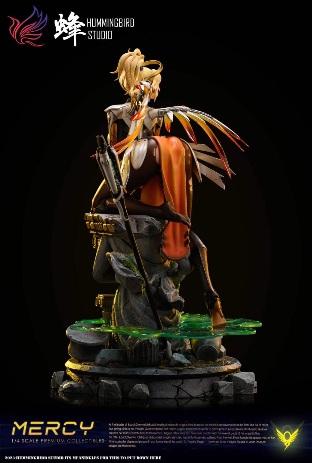 Overwatch - Mercy | 1:4 Resin Statue | von Hummingbird Studio ...