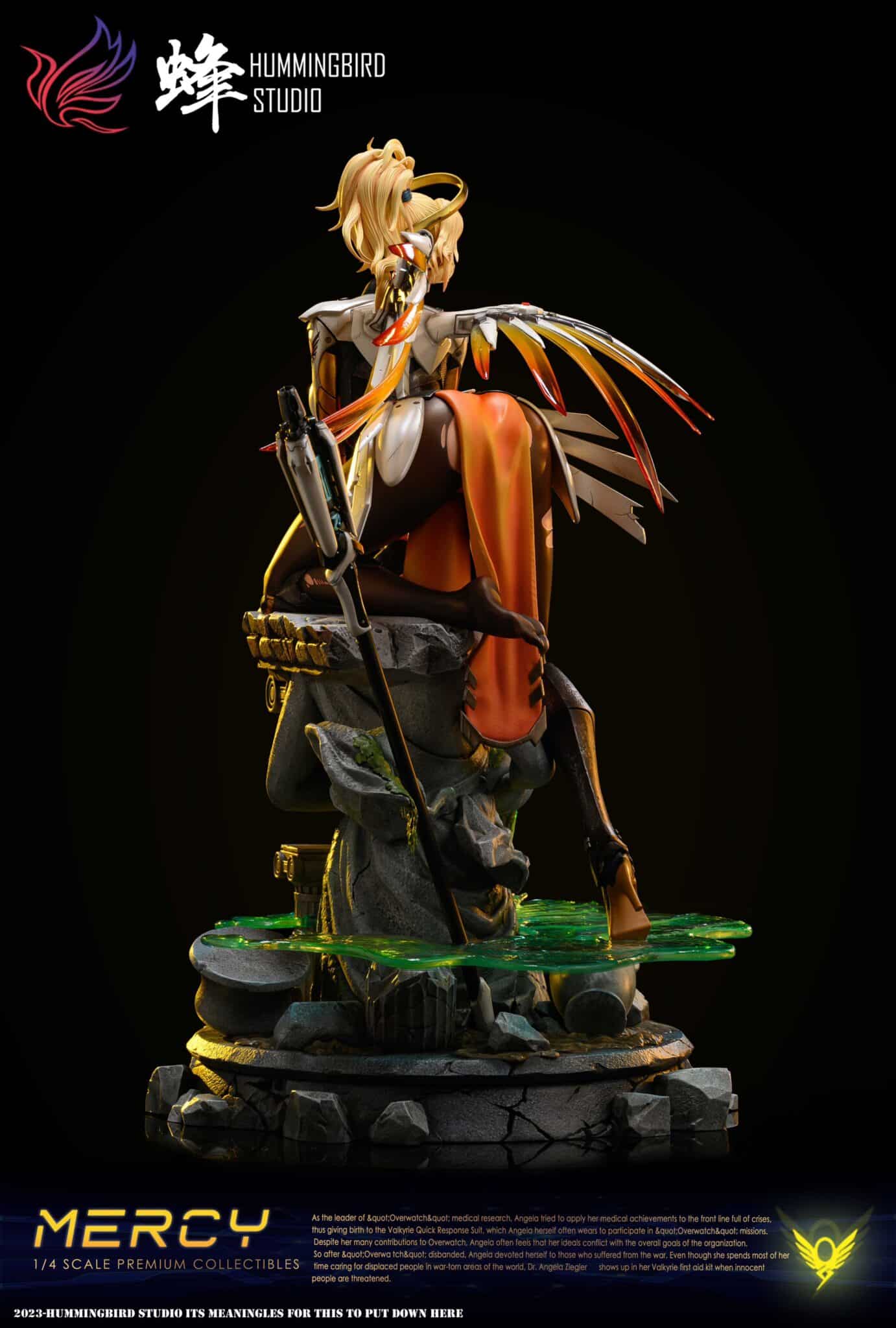 Overwatch - Mercy | 1:4 Resin Statue | von Hummingbird Studio ...