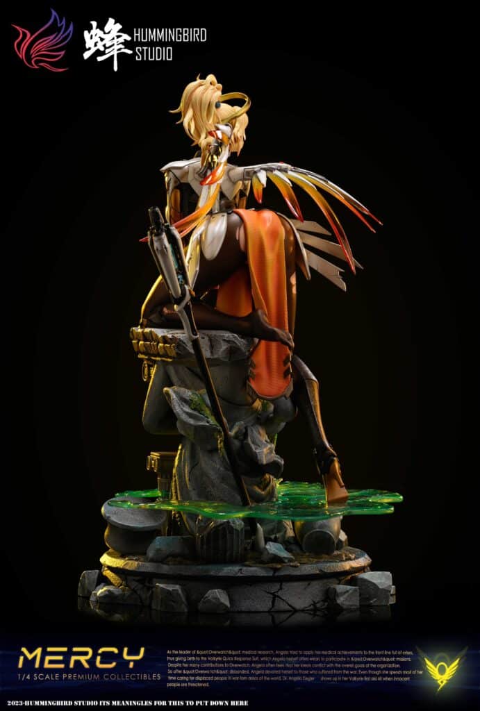 Overwatch - Mercy | 1:4 Resin Statue | von Hummingbird Studio ...