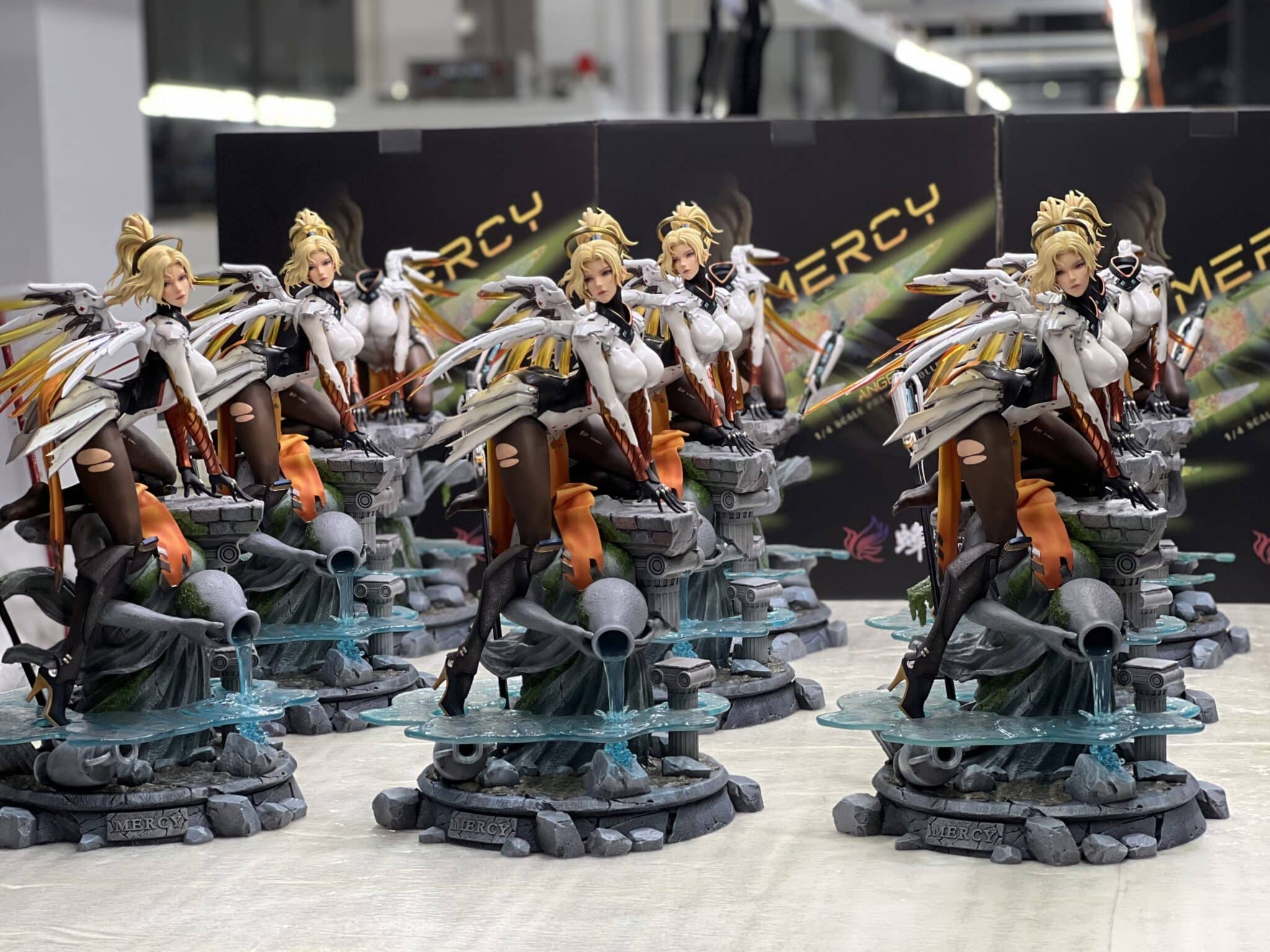 Overwatch - Mercy | 1:4 Resin Statue | von Hummingbird Studio ...