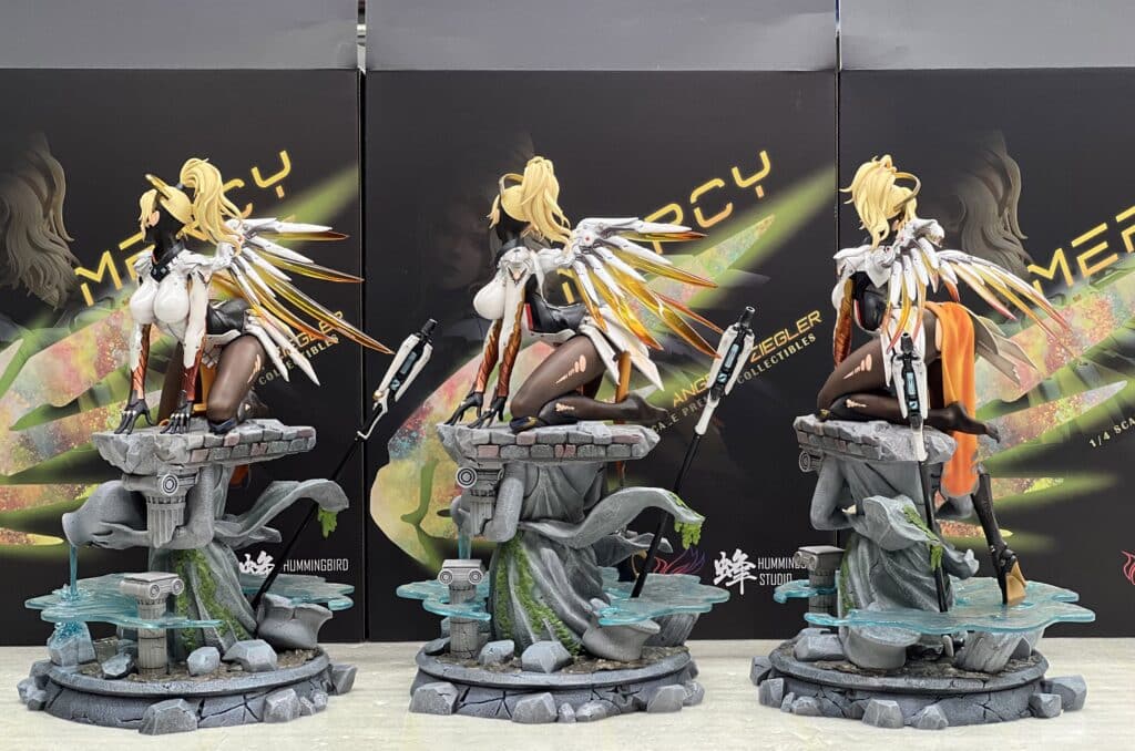 Overwatch - Mercy | 1:4 Resin Statue | von Hummingbird Studio ...