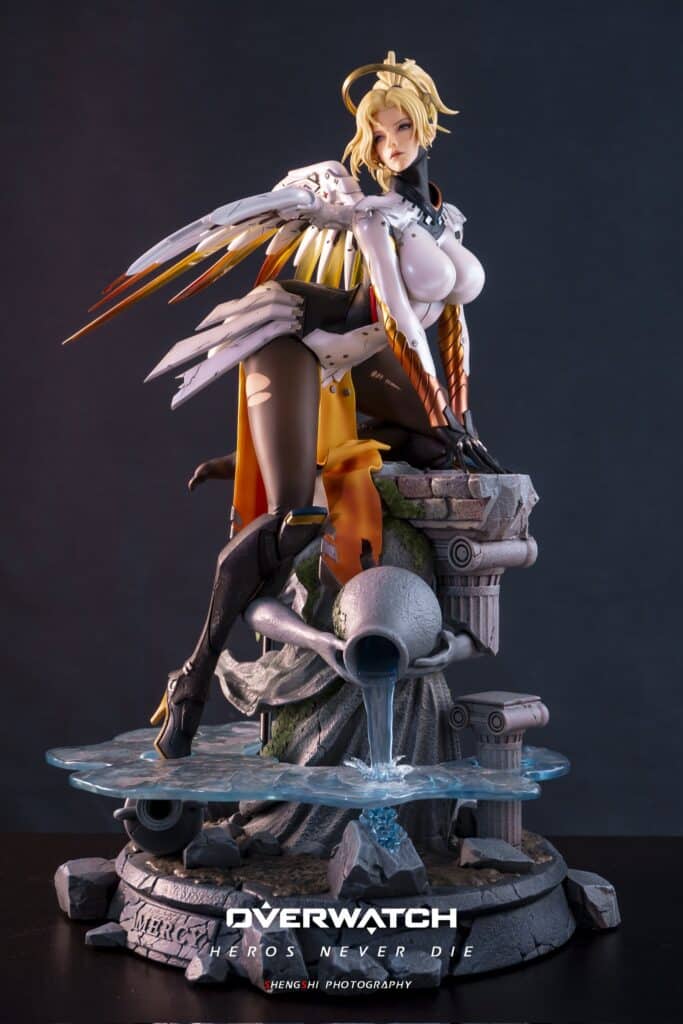 Overwatch - Mercy | 1:4 Resin Statue | von Hummingbird Studio ...
