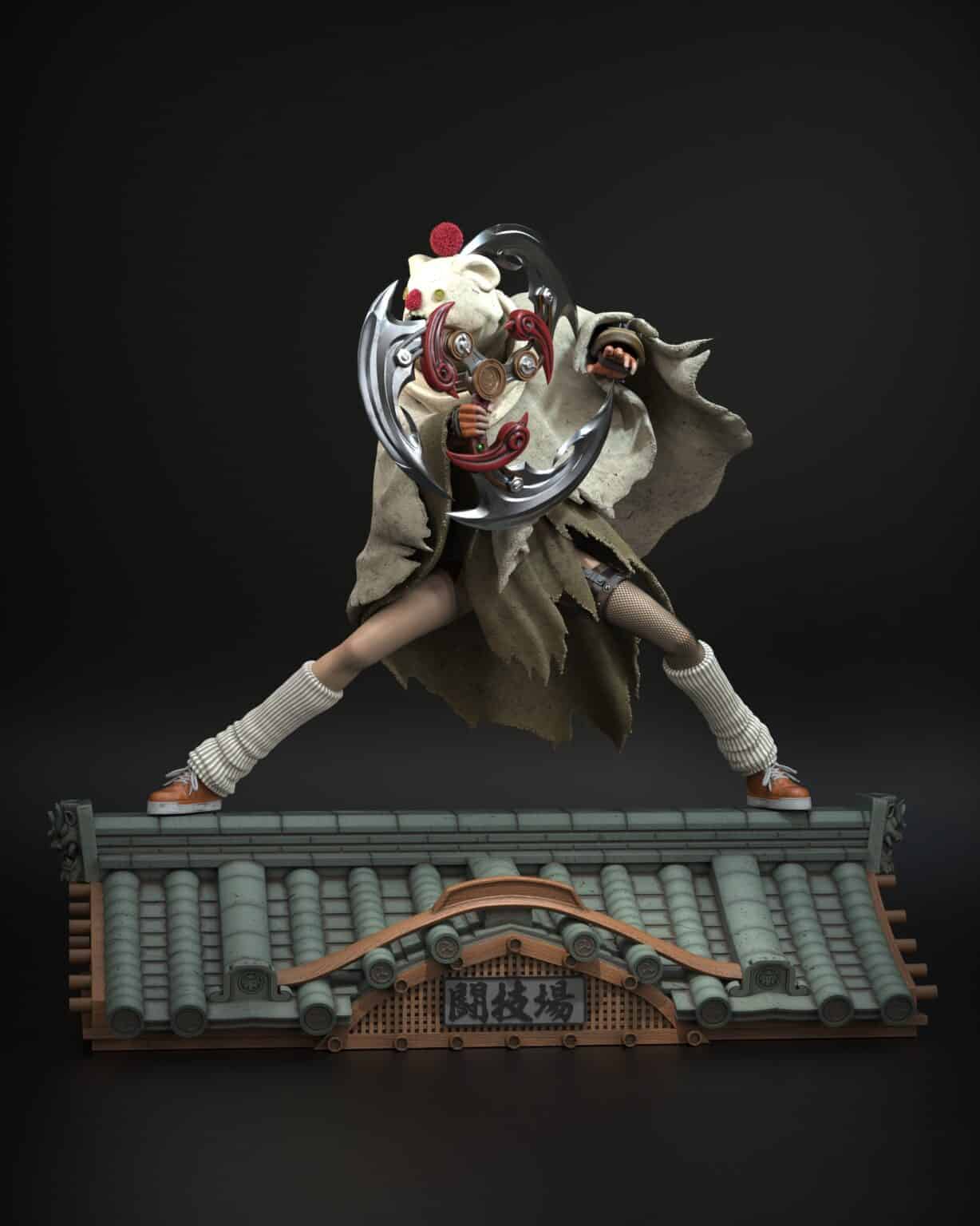 Final Fantasy - Yuffie Kisaragi | 1:4 Resin Statue | von Solar Studio ...