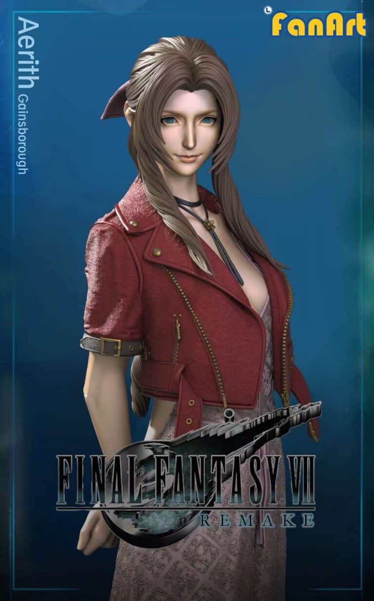 Final Fantasy - Aerith Gainsborough | 1:3 Resin Statue | von FanArt ...