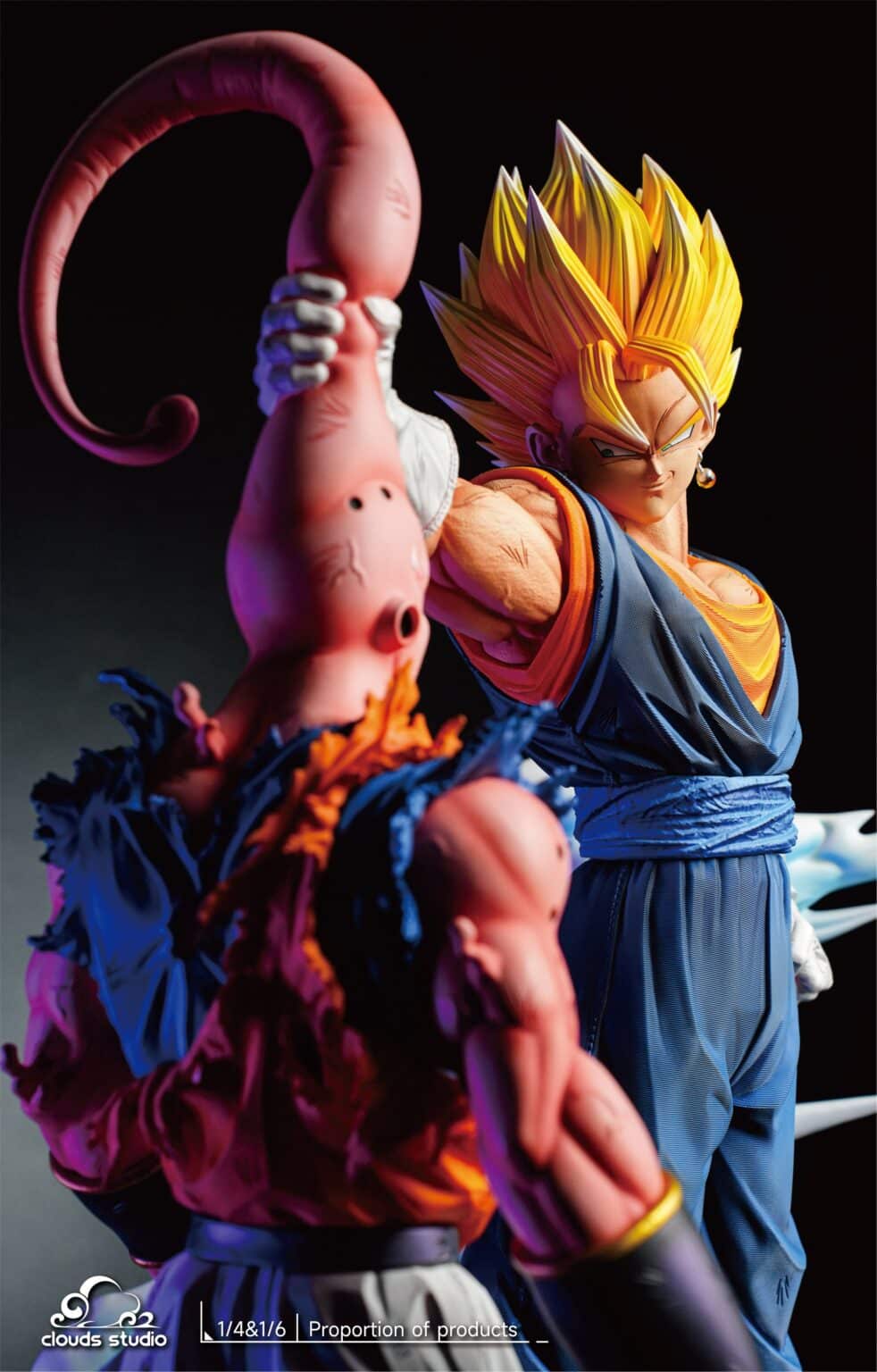 Dragon Ball Z - Vegetto vs. Buu | 1:4 Resin Statue | von Clouds Studio ...