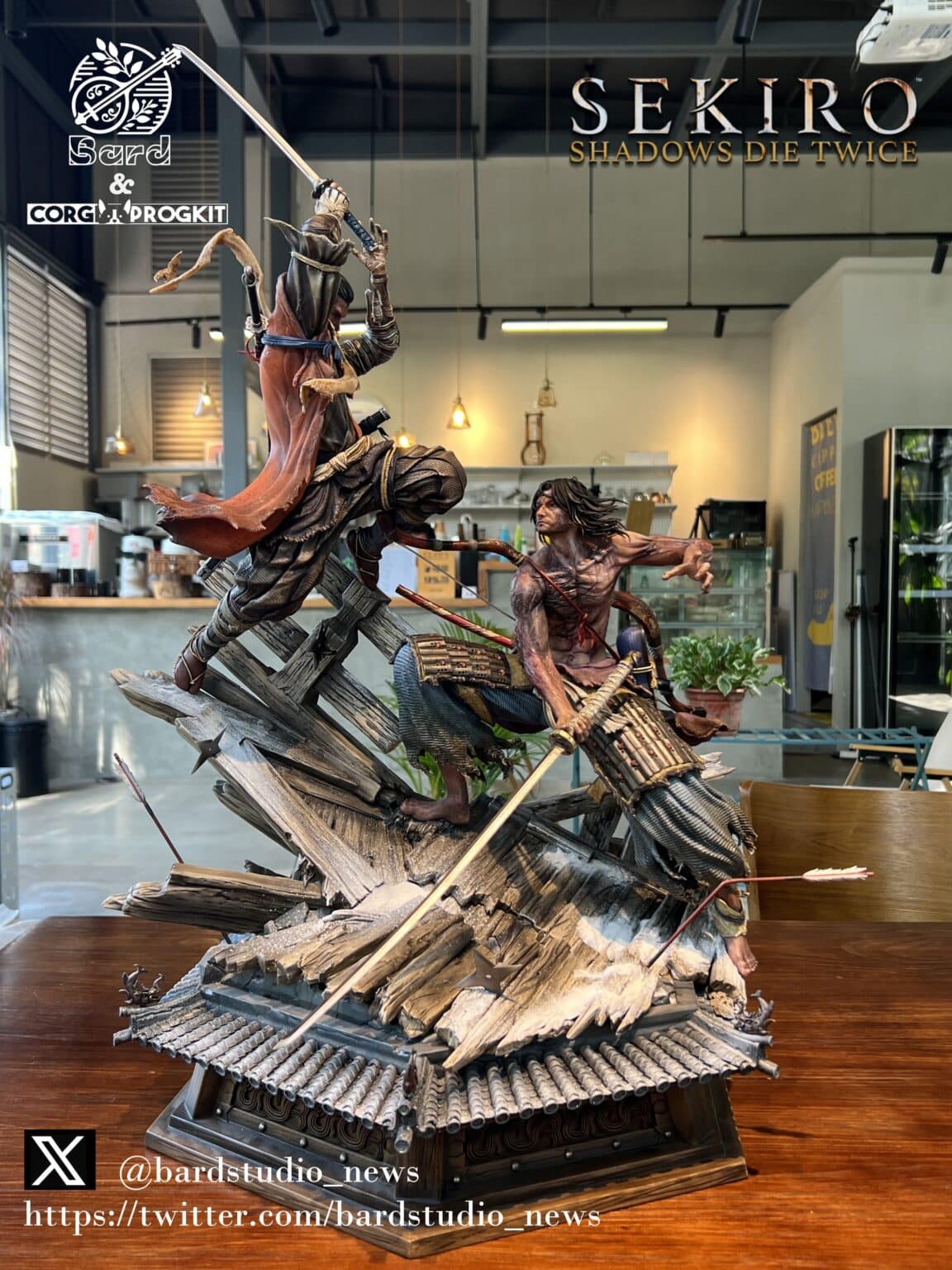 Sekiro: Shadows Die Twice - Sekiro vs. Genichiro Ashina | 1:6 Resin ...