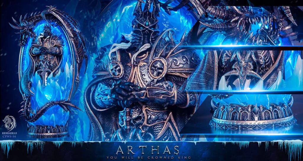 World of Warcraft - Arthas Menethil/Lich King | 1:6 Resin Statue | von ...