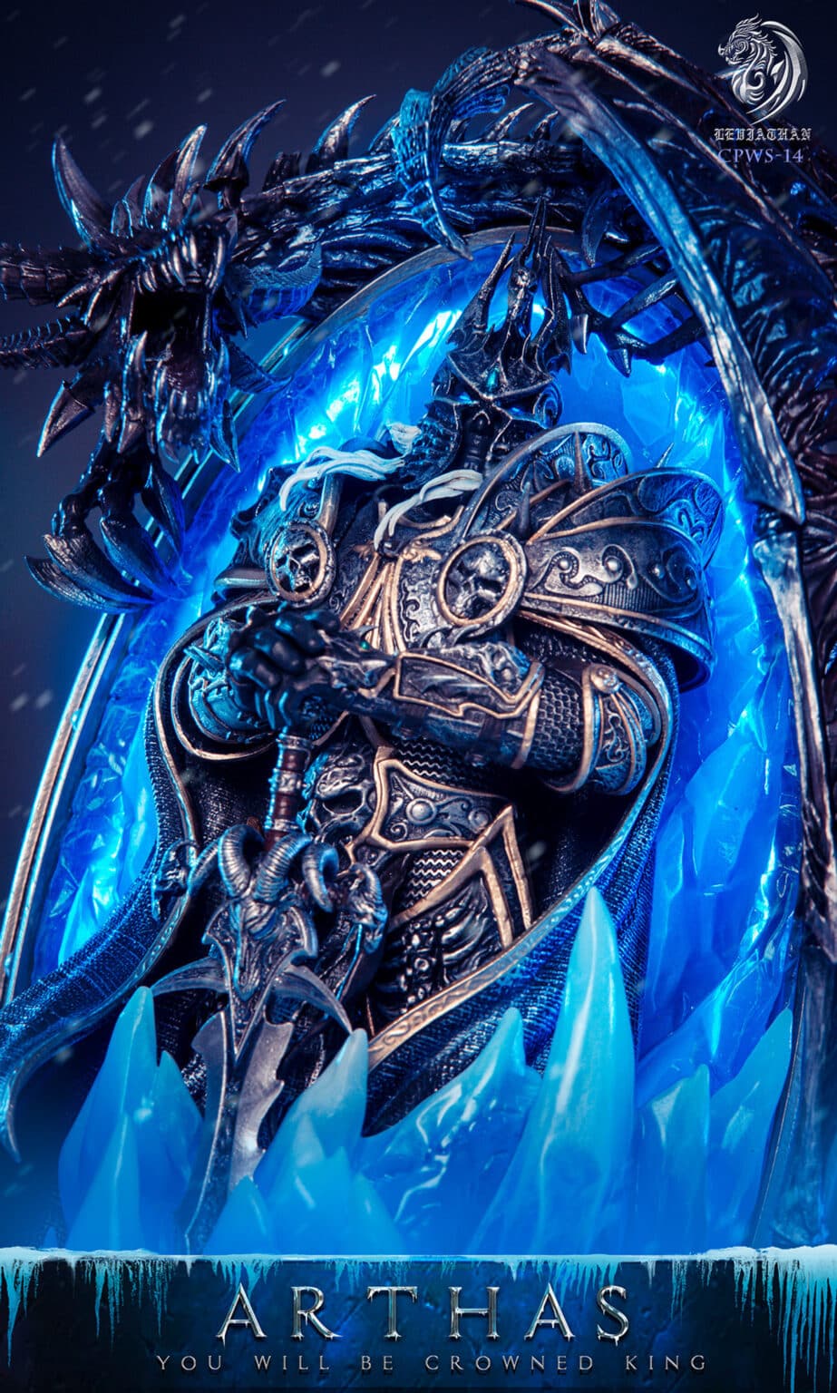 World of Warcraft - Arthas Menethil/Lich King | 1:6 Resin Statue | von ...
