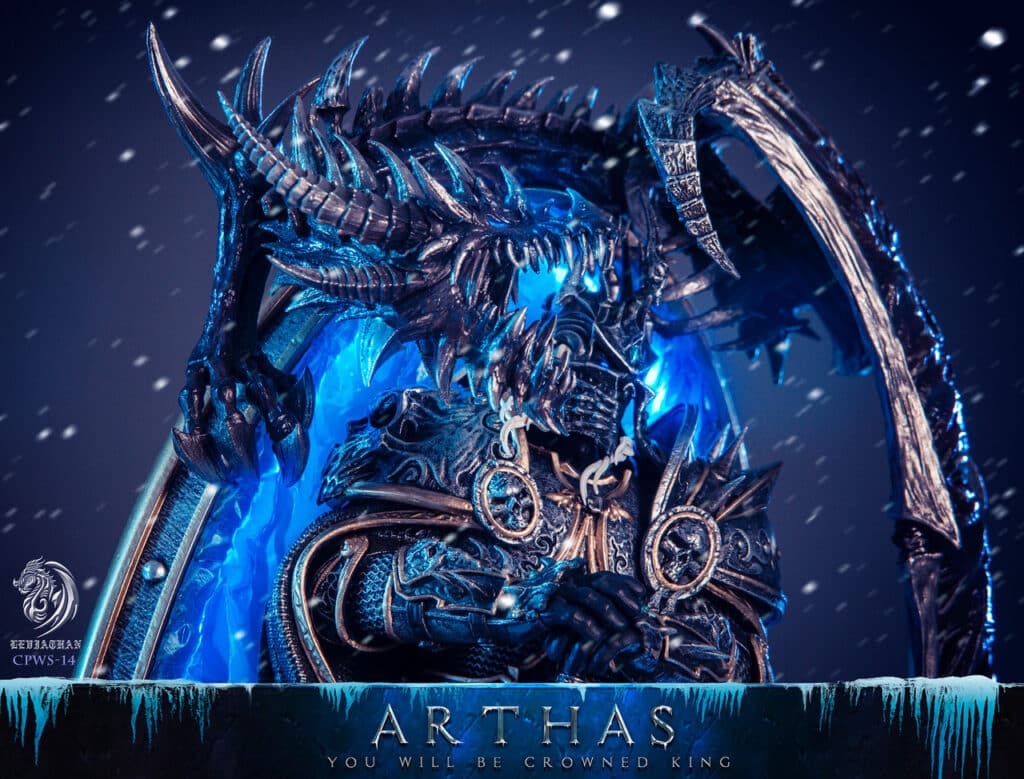 World of Warcraft - Arthas Menethil/Lich King | 1:6 Resin Statue | von ...