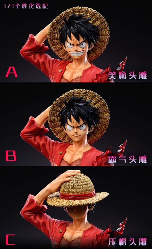 One Piece - Monkey D. Luffy | 1:1 Resin Statue | von LX Studio ...