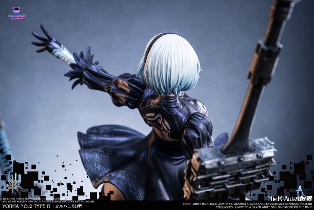 Nier Automata - YoRHa No.2 Type B | 1:4 Resin Statue | von Coolbear ...