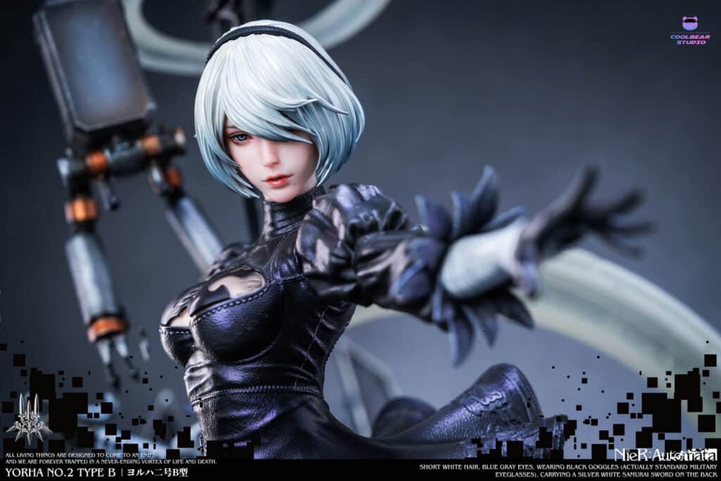 Nier Automata - YoRHa No.2 Type B | 1:4 Resin Statue | von Coolbear ...