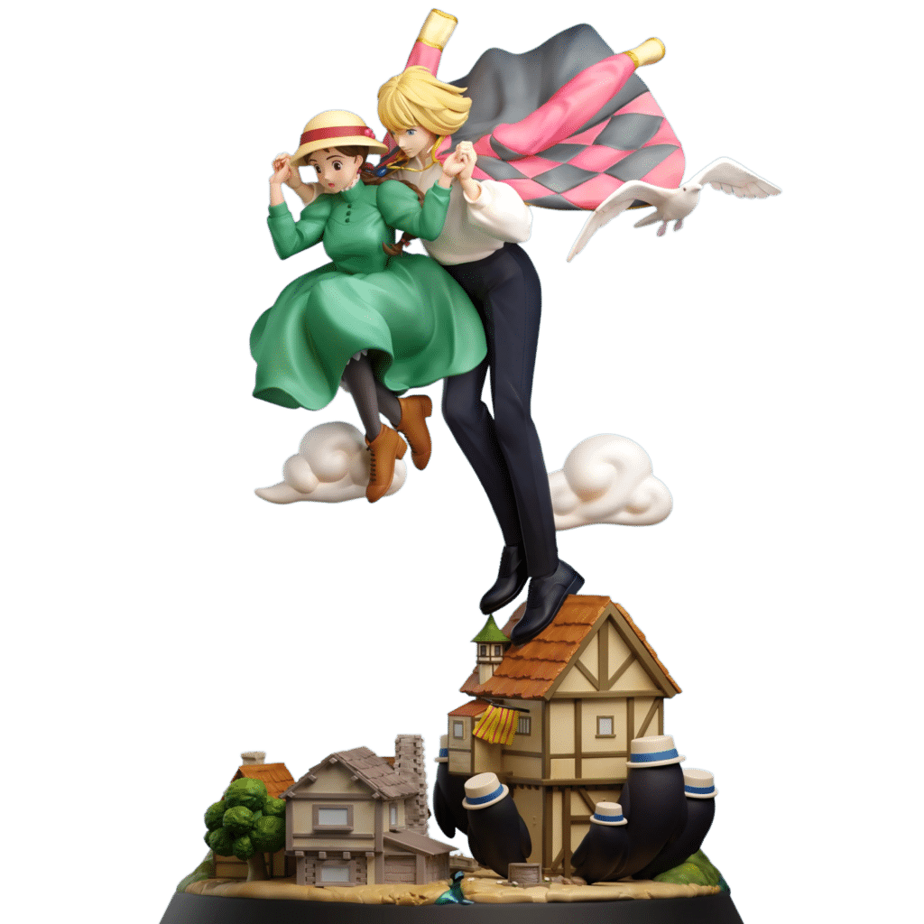 Studio Ghibli - Howl's Moving Castle | Resin Statue | von ChaoShe ...
