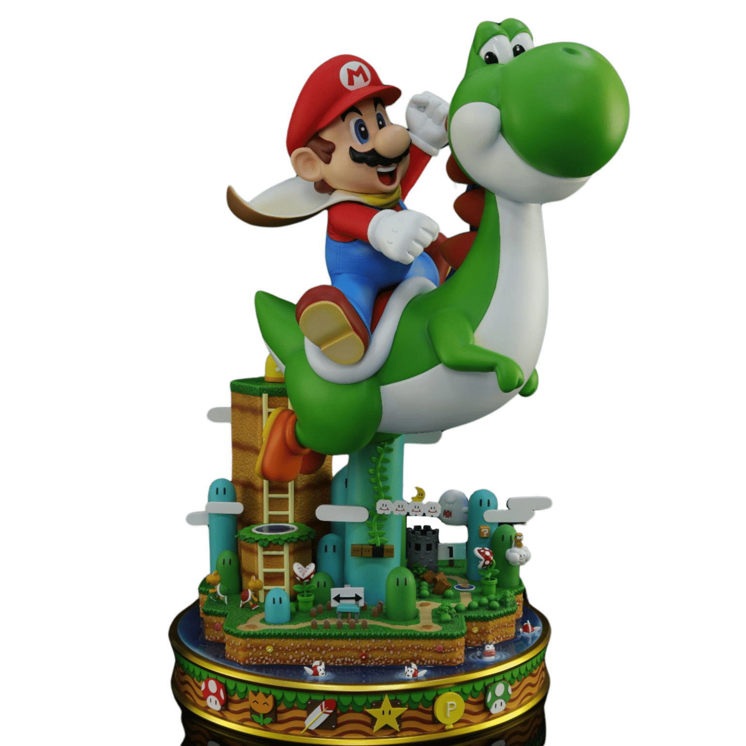 Super Mario - Mario | 1:4 Resin Statue | von Kintsukuroi Creations ...