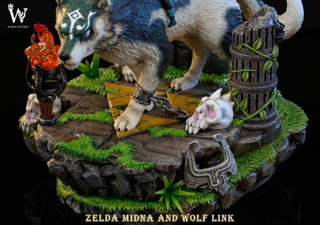 Legend of Zelda - Zelda Midna & Wolf Link | 1:4 Resin Statue | von Wake Studio | HandsomeCake ...