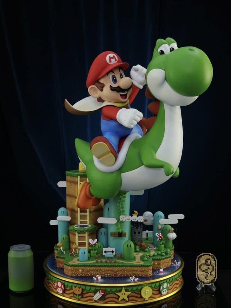 Super Mario - Mario | 1:4 Resin Statue | von Kintsukuroi Creations ...