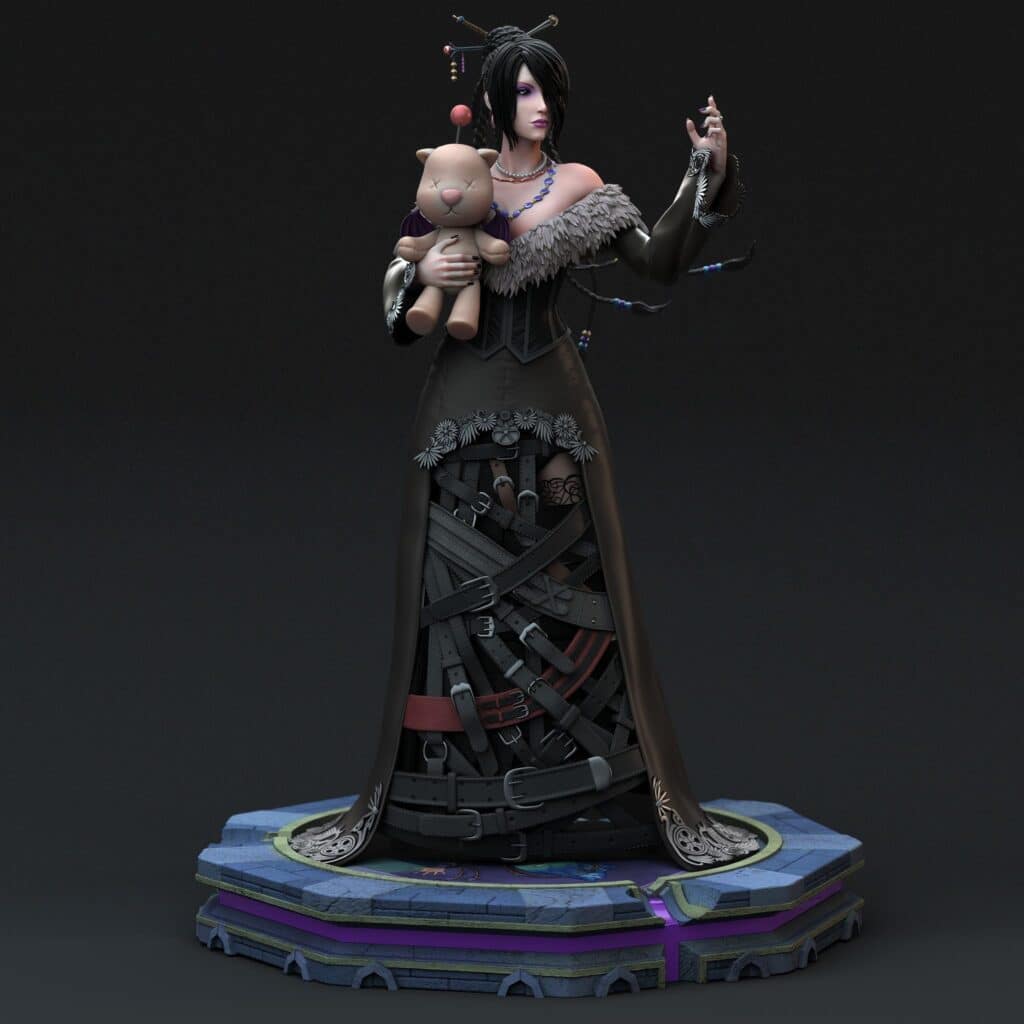 Final Fantasy - Lulu & Shiva | 1:4 Resin Statue | von Solar Studio ...