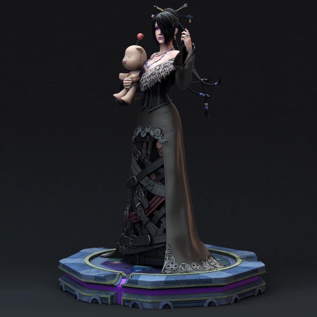 Final Fantasy - Lulu & Shiva | 1:4 Resin Statue | von Solar Studio ...