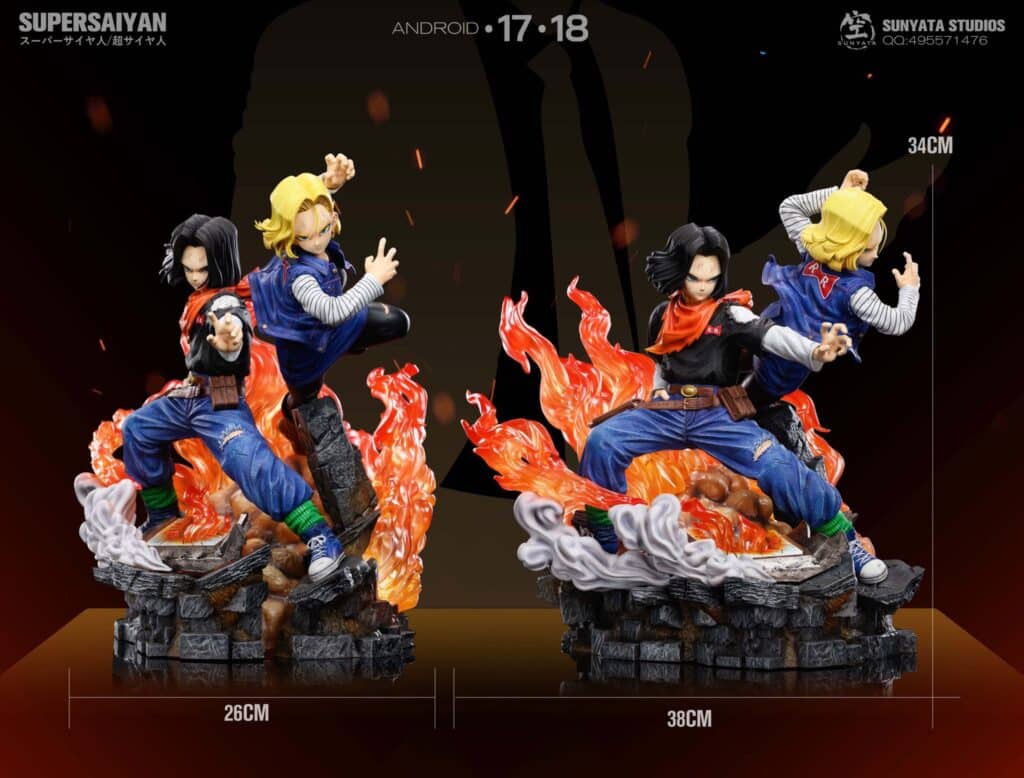 Dragon Ball - Android 17 & 18 | 1:6 Resin Statue | von Sunyata Studio ...