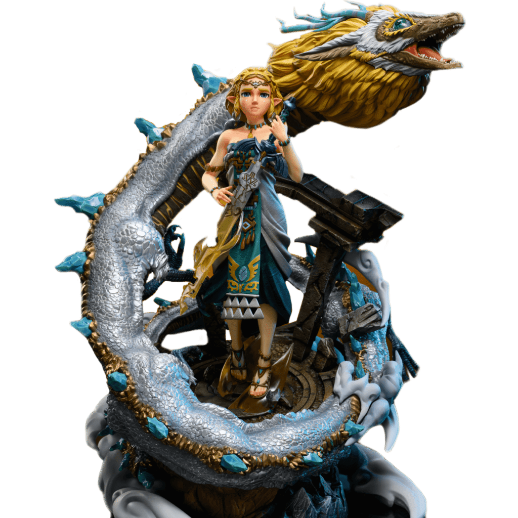 Legend of Zelda - Princess Zelda & Dragon | 1:4 Resin Statue | von Wake ...