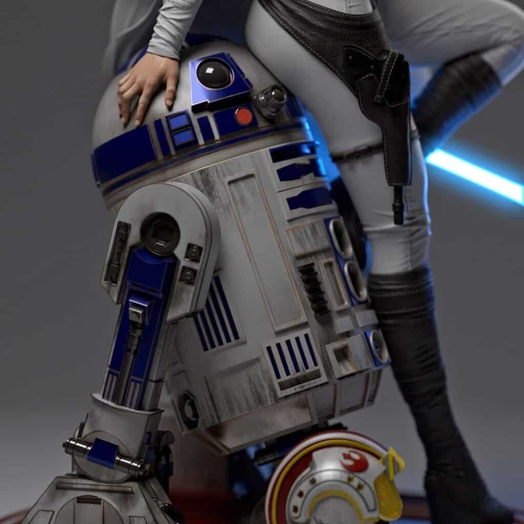 Star Wars - Princess Leia | 1:4 Resin Statue | von xionart ...
