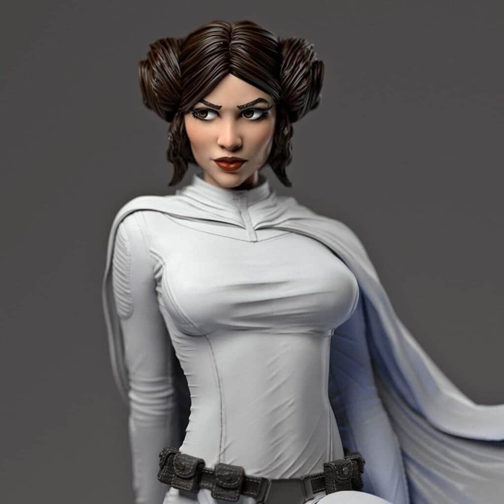 Star Wars - Princess Leia | 1:4 Resin Statue | von xionart ...