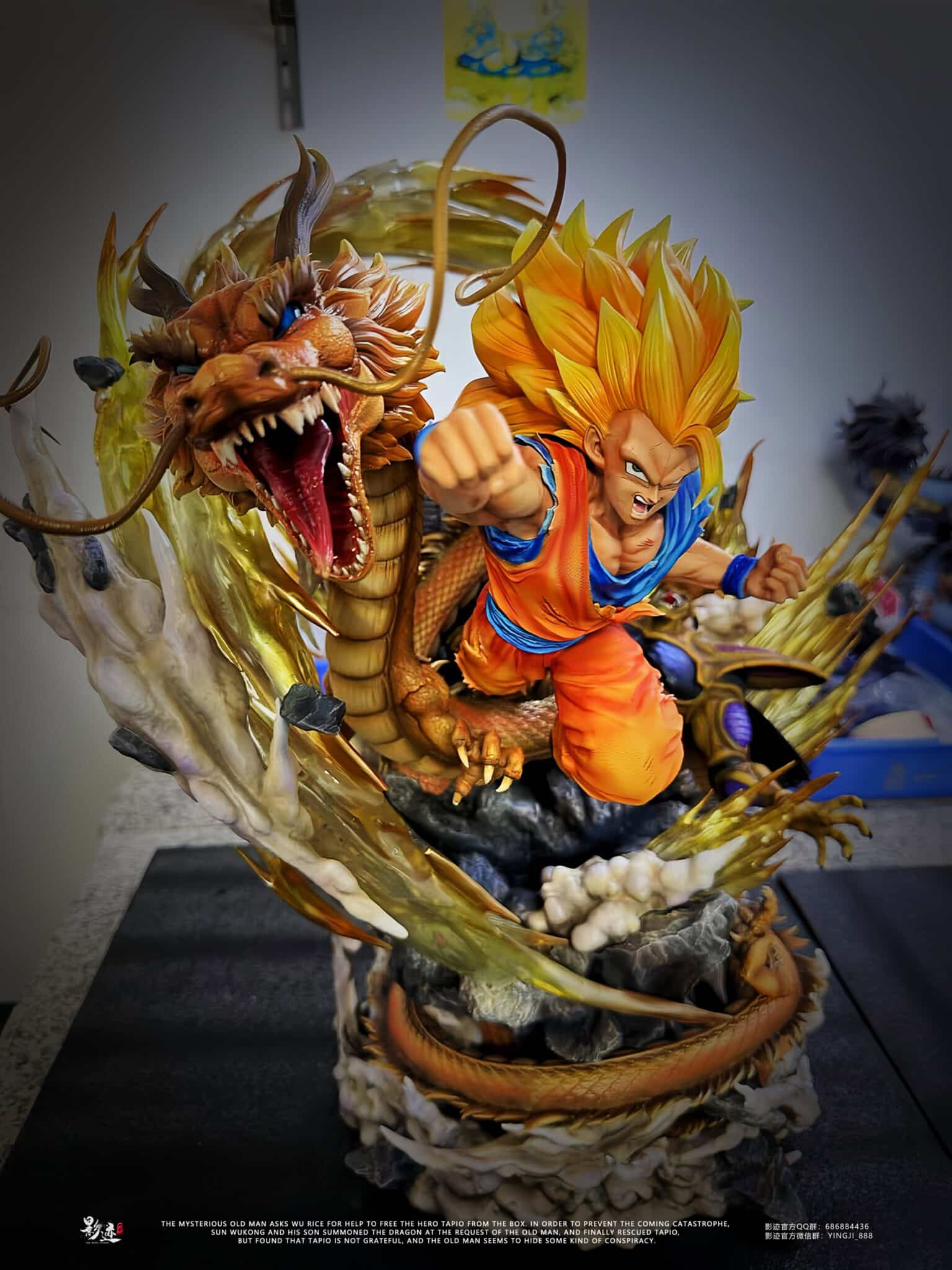 Dragon Ball - Son Goku SSJ3 | 1:4 Resin Statue | von DIM Studio ...