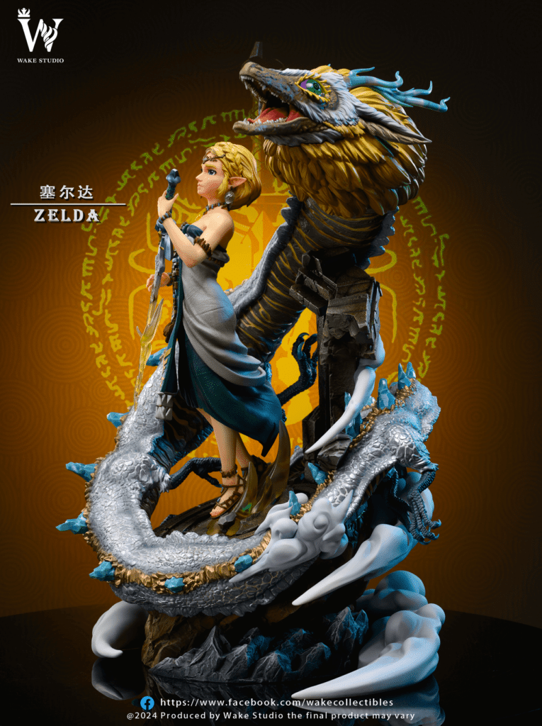 Legend of Zelda - Princess Zelda & Dragon | 1:4 Resin Statue | von Wake ...