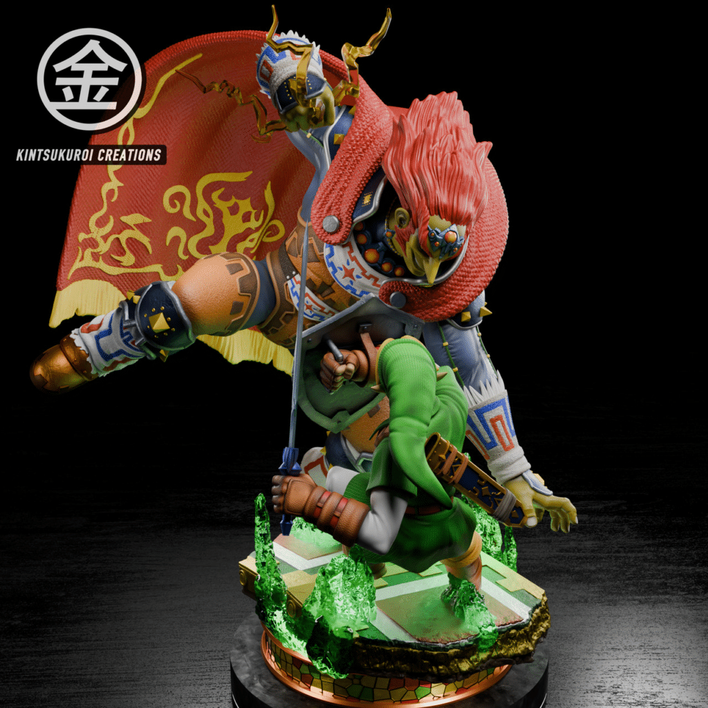 Legend of Zelda - Link vs. Ganondorf | 1:4 Resin Statue | von ...