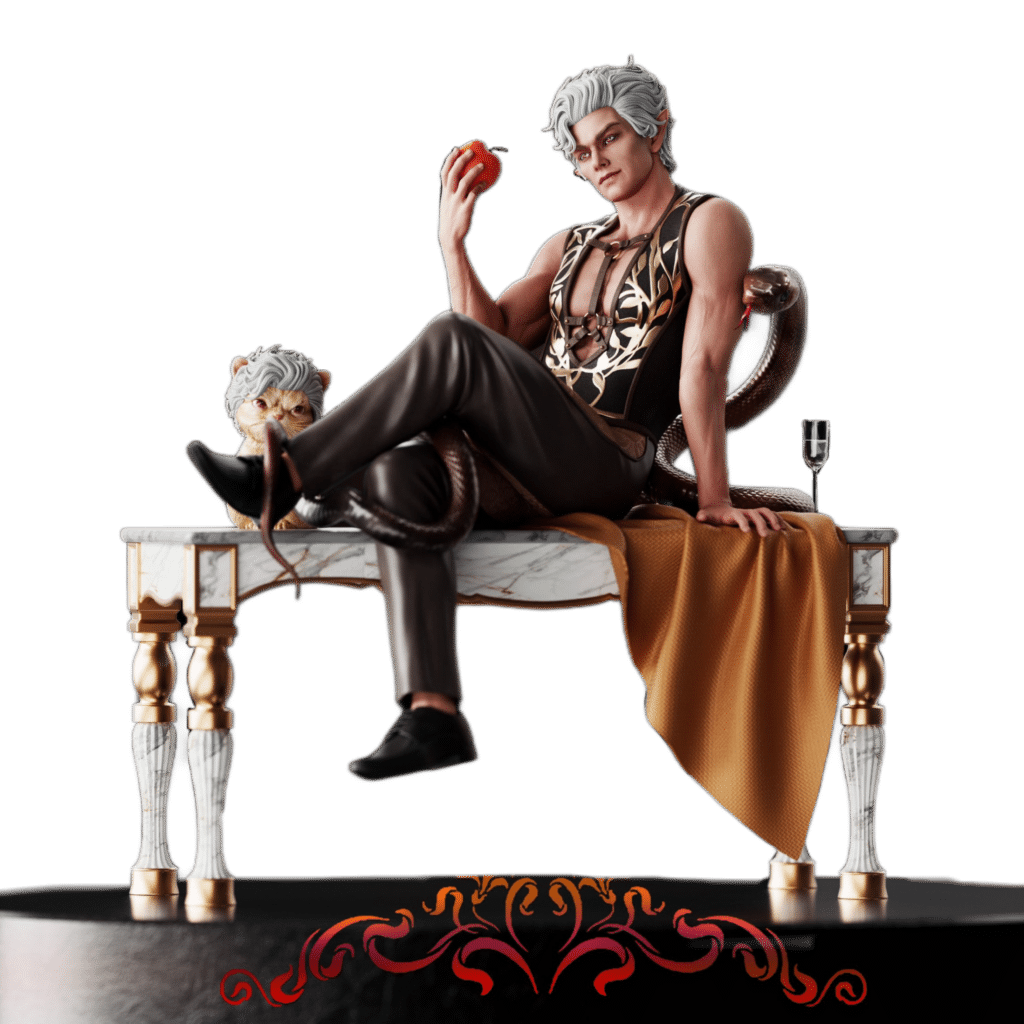 Baldur's Gate 3 - Astarion | 1:4 Resin Statue | von Yasisi Studio ...