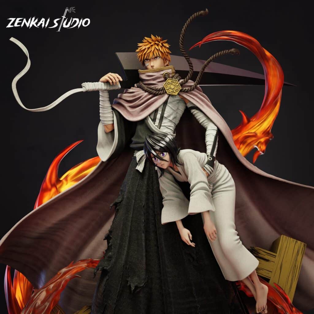 Bleach – Ichigo Kurosaki & Rukia Kuchiki | 1:6 Resin Statue | von ...